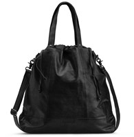 MUUD Lofoten XL Black - Handgemaakt leren tas voor diverse projecten ...