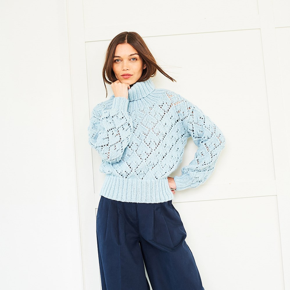 Stylecraft breipatroon Softie Polo- and Round Neck Sweater (2 designs ...