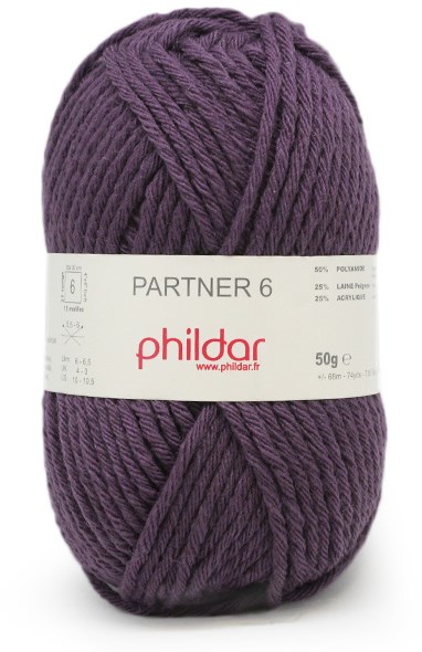 Phildar Partner 6 1405 Mure | Wolplein – Alles voor haken en breien