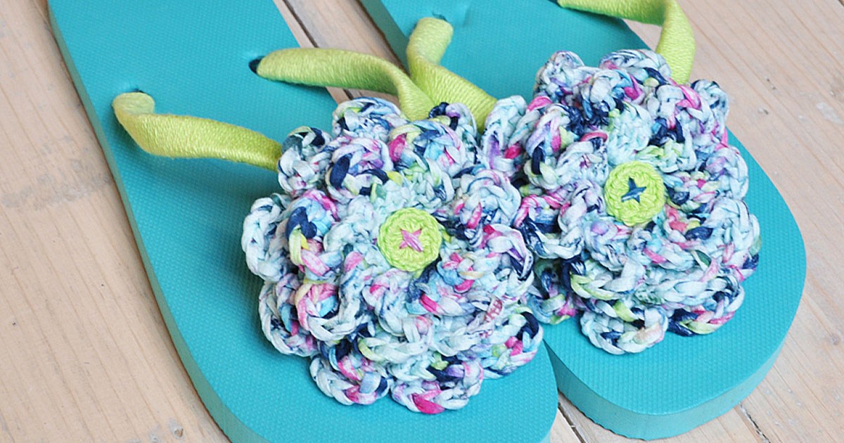 DIY: Slippers haken en pimpen