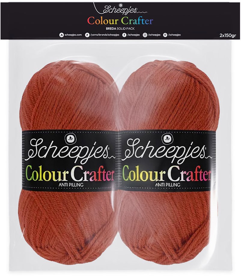 Scheepjes Colour Crafter Solid Pack 2x150g Breda | Wolplein.nl