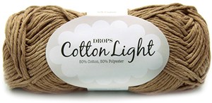 Drops Cotton Light Uni Colour 022 Kakibruin | Wolplein.nl