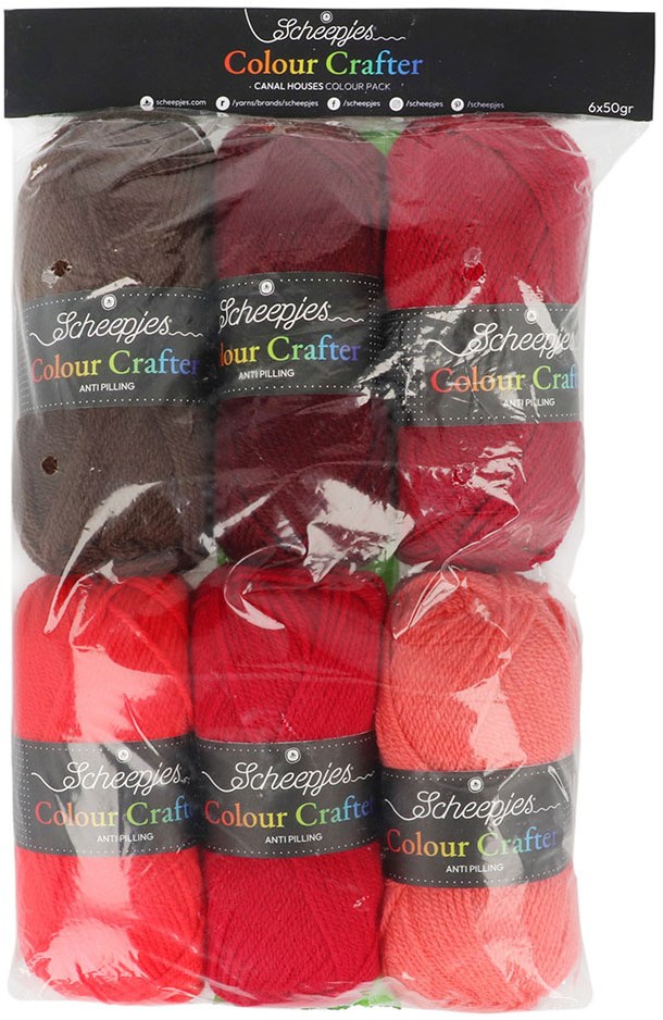 Scheepjes Colour Crafter Colour Pack 6x50g Canal Houses | Wolplein.nl