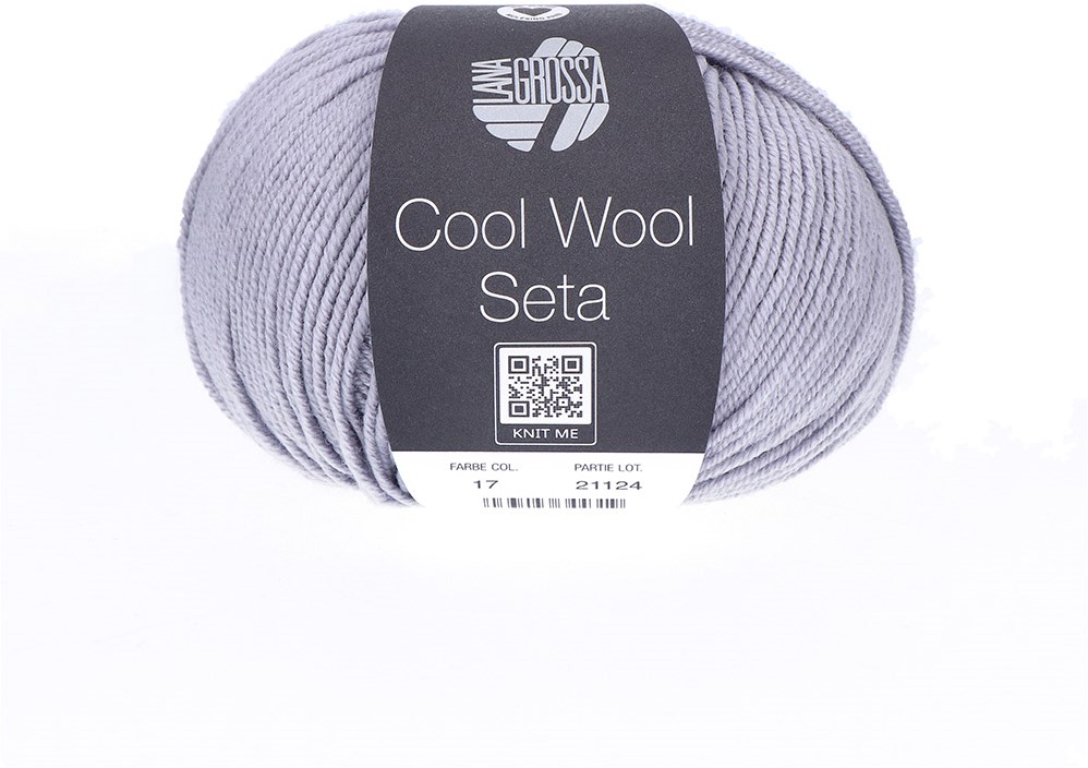 Lana Grossa Cool Wool Seta 017 Lichtgrijs | Wolplein.nl