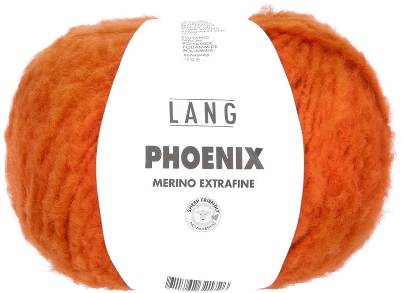 Lang Yarns Phoenix 059 Oranje | Wolplein.nl