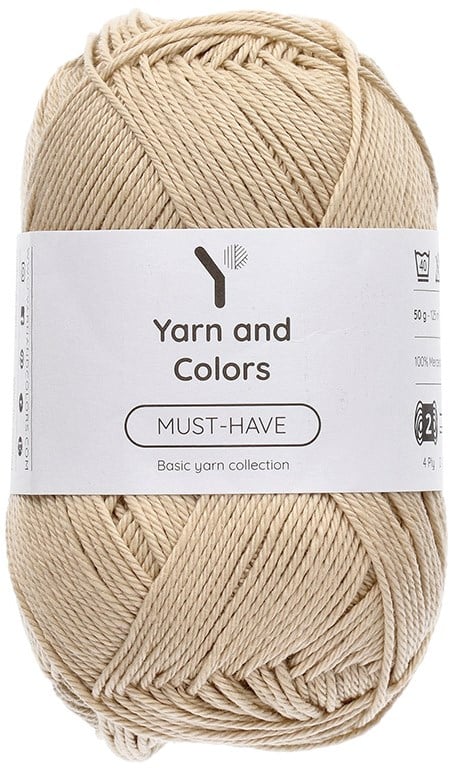 Yarn and Colors Must-have 126 Sand | Wolplein.nl