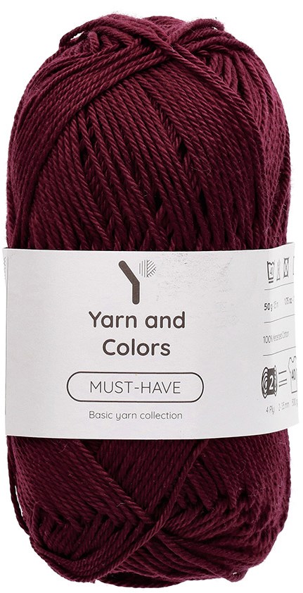 Yarn and Colors Must-have 132 Bordeaux | Wolplein.nl