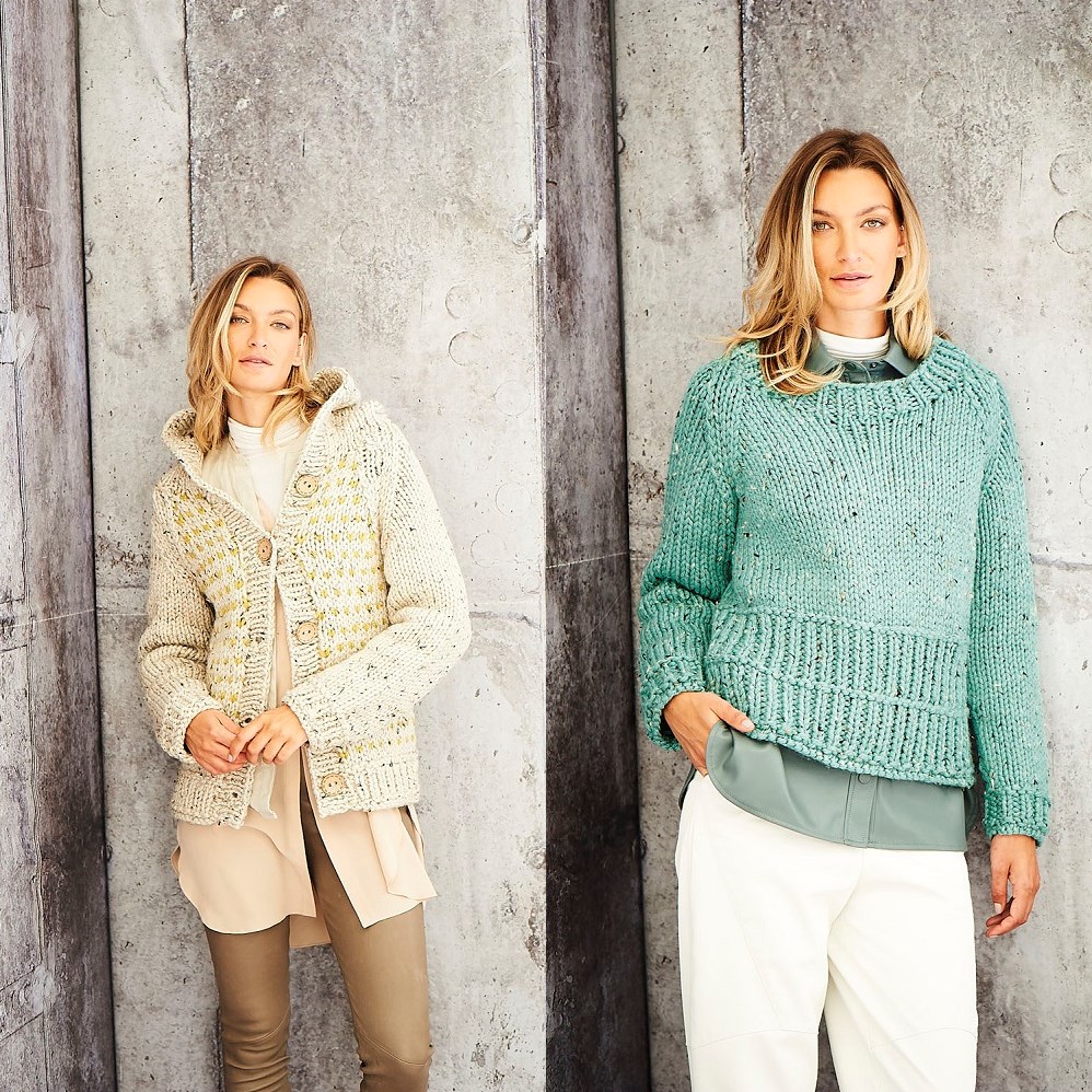 Breipatroon Stylecraft Special XL Tweed Super Chunky No. 9808 Jas en ...