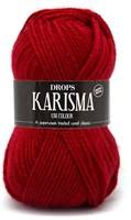 Drops Karisma Uni Colour 48 Wine-red | Wolplein.nl