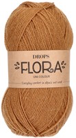 Drops Flora Uni Colour 25 Caramel | Wolplein.nl