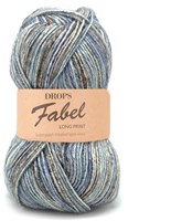 Drops Fabel Long Print 604 Ocean-view | Wolplein.nl