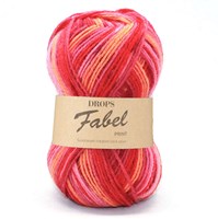 Drops Fabel Print 310 Sunset | Wolplein.nl