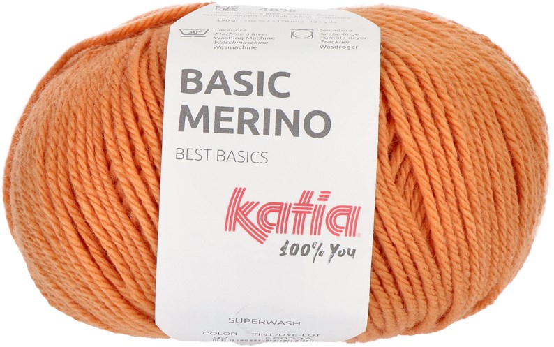 Katia Basic Merino 092 Mandarijn | Wolplein.nl