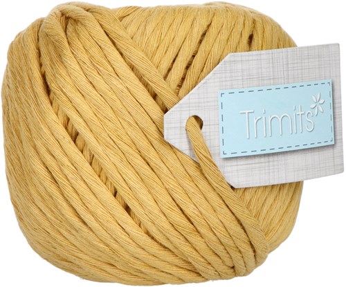 Trimits Macramé Cord Cotton 50m x 4mm 05 Mosterd | Katoenen macramé koord