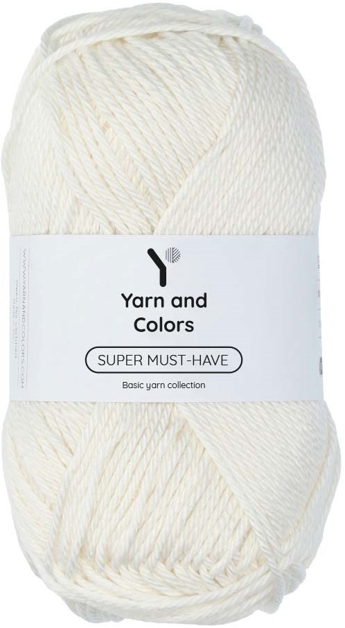 Yarn and Colors Super Must-have 001 White | Wolplein.nl