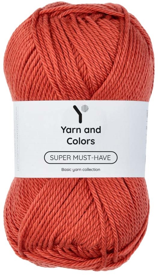 Yarn and Colors Super Must-have 023 Brick | Wolplein.nl