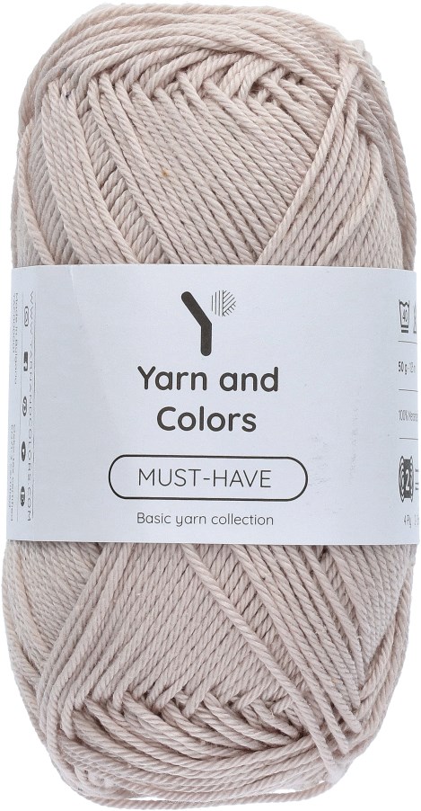Yarn and Colors Must-have 104 Oatmeal | Wolplein.nl