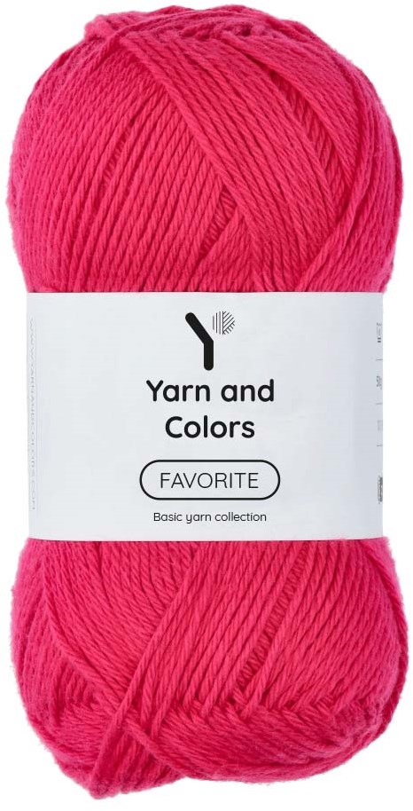 Yarn and Colors Favorite 033 Raspberry | Wolplein.nl
