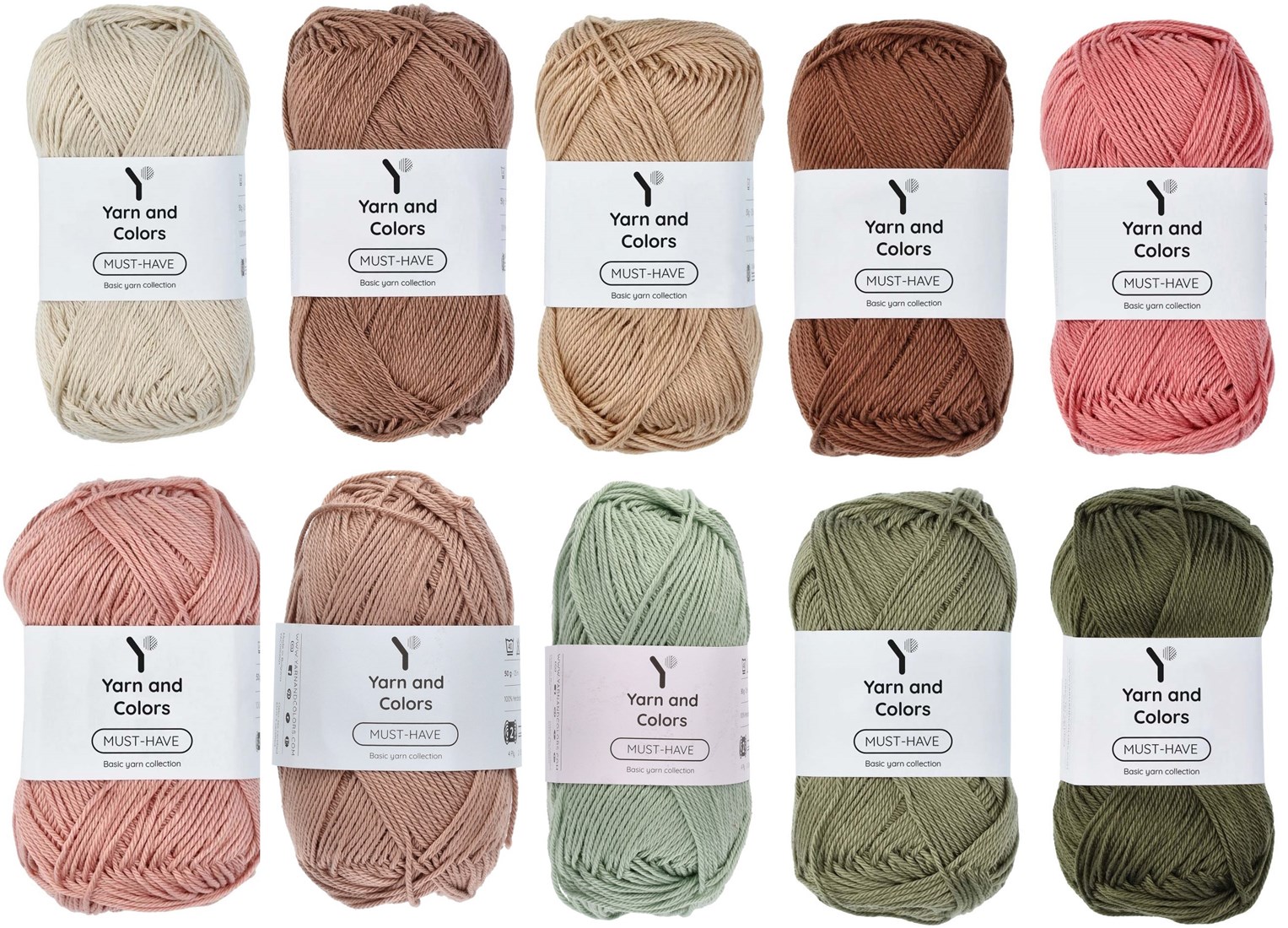 Yarn and Colors Must-have Color Pack 022 Italië | Wolplein – Alles voor ...