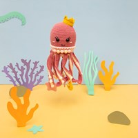 Inktvis Speelknuffel Haakpakket - Wolplein.nl