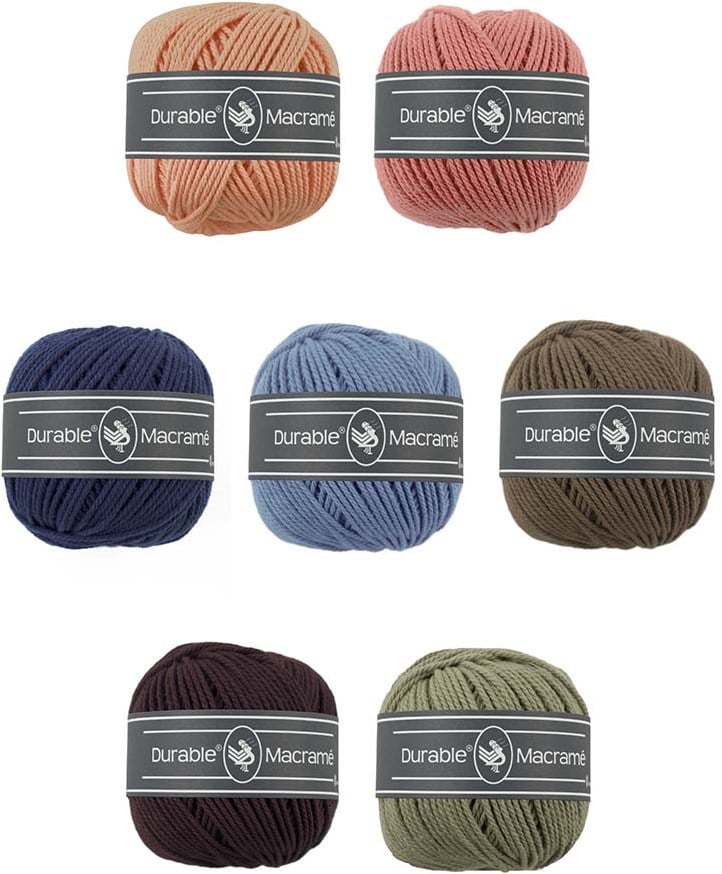 Durable Macramé Nieuwe Kleuren Garenpakket - Wolplein.nl