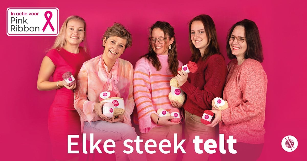 Wolplein in actie voor Pink Ribbon – Shop Pink Label en doe mee