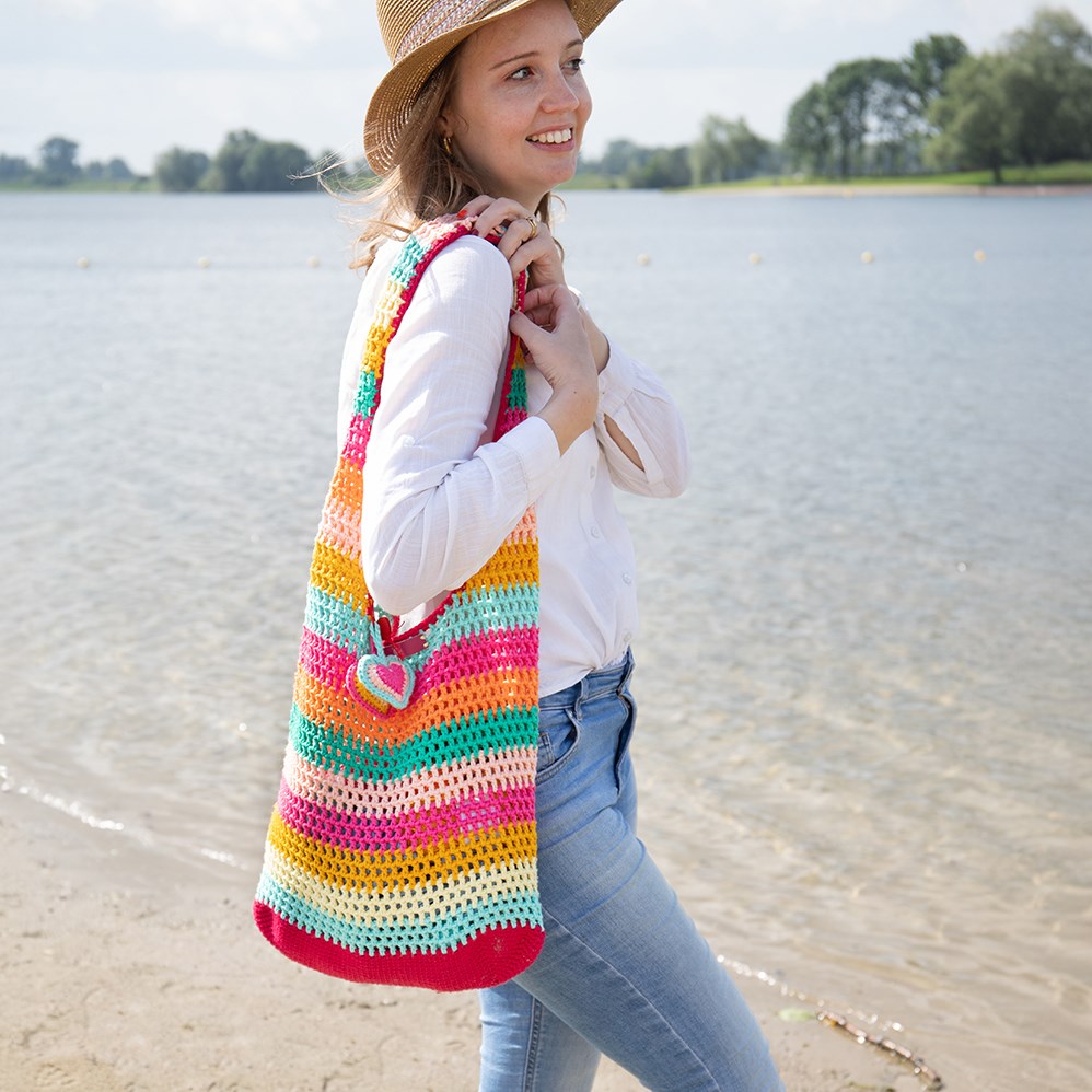 Gestreepte Tas - Studio Madelaine | Wolplein.nl